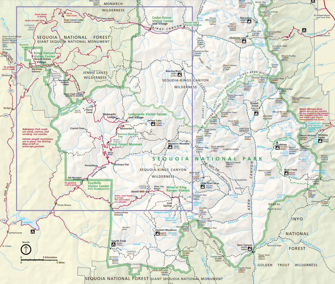 Sequoia NP, CA 2021 – Explorer/Trekker